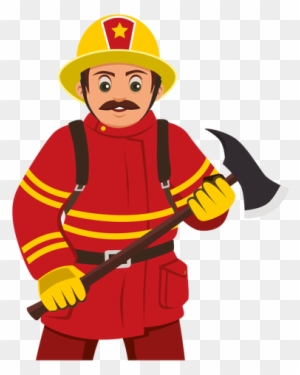 Fireman Cartoon Character - Fireman Cartoon Png - Free Transparent PNG ...