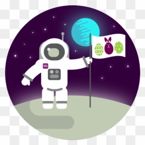 Easter Astronaut - Illustration - Free Transparent PNG Clipart Images ...