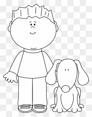 Pets Clip Art Black And White