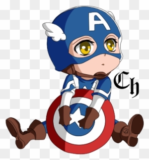 Captain America By Cute-heart - Captain America Cute Cartoon - Free ...