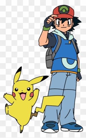 The Following Images Were Colored And Clipped By Cartoon - Ash Ketchum ...