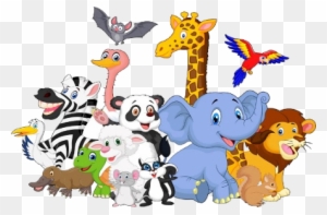 Cartoon Animal Group Image - Group Of Animals Cartoon - Free ...