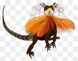 Frill Neck Lizard Skeleton - Free Transparent PNG Clipart Images Download