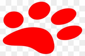Red Paw Print Clip Art, Transparent PNG Clipart Images Free Download ...