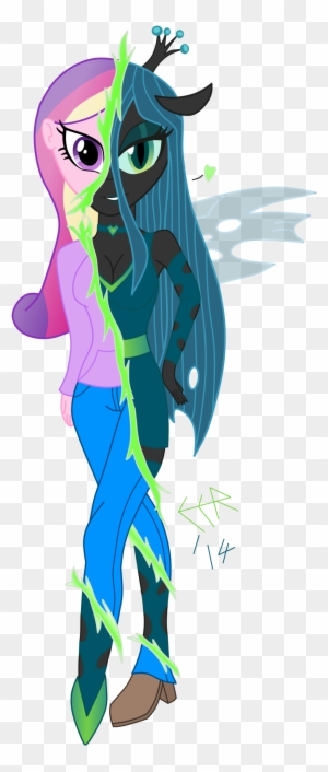 Queen Chrysalis Equestria Girl Style By Theshadowstone - Changeling Mlp ...