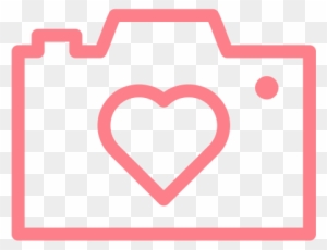 Camera, Heart, Love, Dating, Wedding, Valentine Icon - Camera With ...