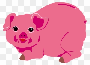 Cute Pig Clipart 10, Buy Clip Art - Vector Con Heo - Free Transparent ...