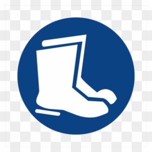 Mandatory Ppe Safety Signs Mv Series Lenash Signs - Wear Foot And Leg ...