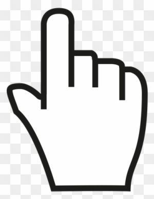 Computer Mouse Pointer Cursor Icon - Cursor Mano Png - Free Transparent ...