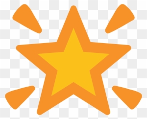 Black And White Star Emoji - Free Transparent PNG Clipart Images Download