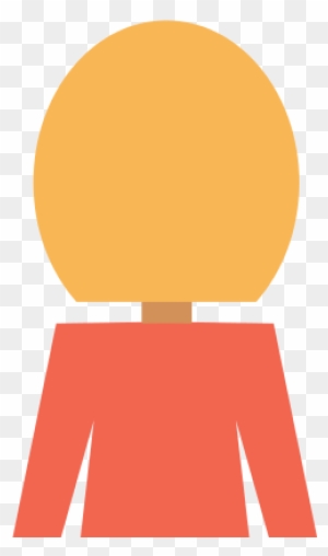 Woman Back Cartoon Vector Icon Illustration - Illustration - Free ...