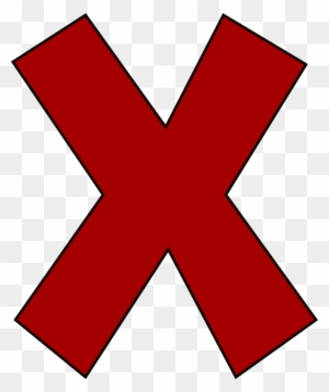 The Letter X Clipart - X Mark - Free Transparent PNG Clipart Images ...