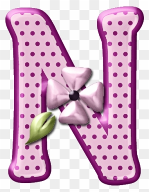 Alfabeto Floral Rosasn - Polka Dot - Free Transparent PNG Clipart ...
