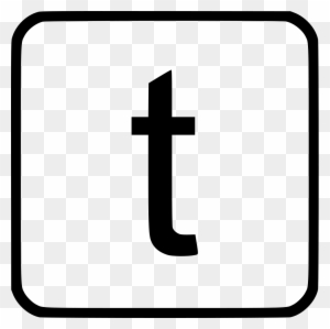 Alphabet Lowercase T Comments - Cross - Free Transparent PNG Clipart ...