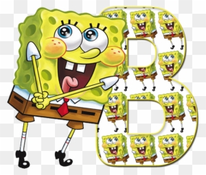Alphabet Letters - Sponge Bob Square Pants - Free Transparent PNG ...