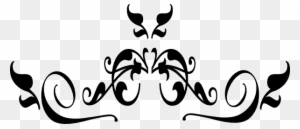 Black Scroll Cliparts - Clipart Decorations - Free Transparent PNG ...