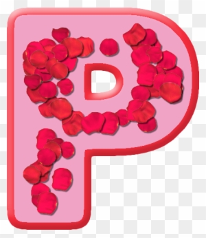 Letter P - P Letter In Rose - Free Transparent PNG Clipart Images Download