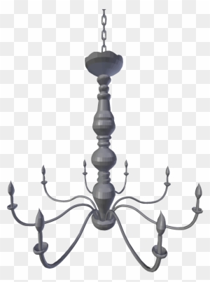 Gold Chandelier Sprite 003 - Chandelier Png - Free Transparent PNG ...