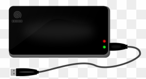 Hard Disk External Usb Hard Drive Clip Art Free Vector - External Hard ...