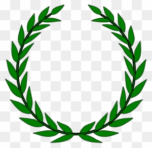Laurel Wreath Roman Victory Black Leaves A - Laurel Vector - Free ...