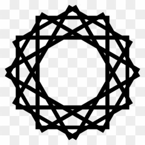 White Black, Simple, Star, Pattern, Figure, Design, - Islamic Design ...