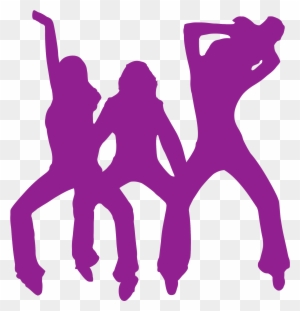 Danse Clipart Purple - Silhouette Colored Dance Png - Free Transparent ...