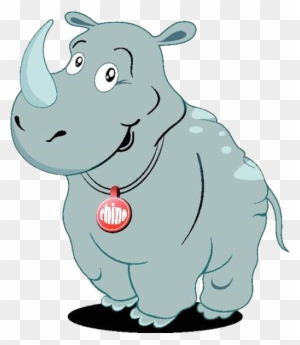 Rhinoceros Cartoon Animal Images - Russom Rhino - Free Transparent PNG ...