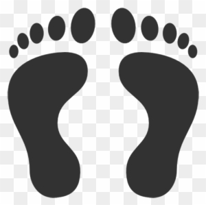 Human Footprint Clipart - Black Footprints - Free Transparent PNG ...