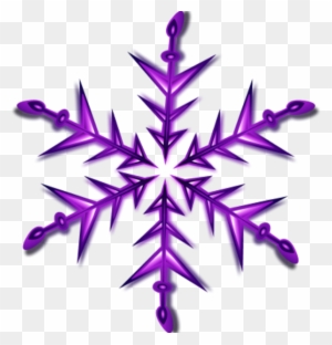 Purple Snowflake Clip Art - Purple Snowflake Clipart Transparent ...