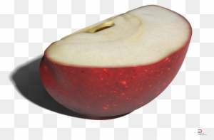 1 Red Apple Slice Royalty-free 3d Model - Apple Slice Png - Free ...