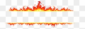 Flame Banner - Fire On White Background - Free Transparent PNG Clipart ...