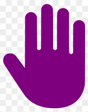 Purple Hand Cursor Icon - Red Hand Icon - Free Transparent PNG Clipart ...