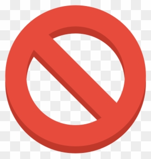 Sign Ban Icon - Crossed Out - Free Transparent PNG Clipart Images Download