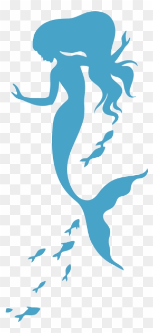 Mermaid Silhouette Clip Art, Transparent PNG Clipart Images Free ...