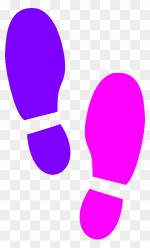 Colorful Shoe Prints