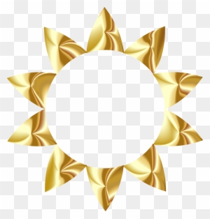 Clipart - Gold Sun No Background - Free Transparent PNG Clipart Images ...