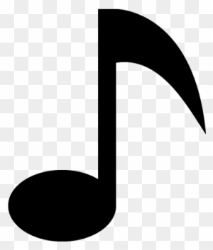 Music Icons Transparent Background - Eighth Note Svg - Free Transparent ...