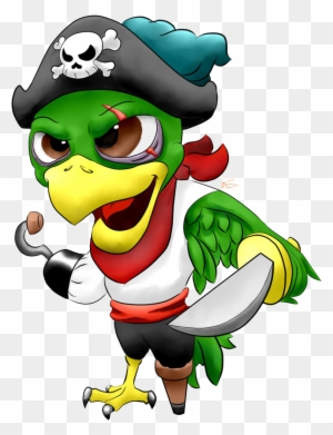 Pirate Parrot Piracy Jack Sparrow Clip Art - Pirate Parrot Clip Art ...