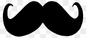 Mustaches Clip Art Transparent Background 20 Styles - Mustache Clipart ...