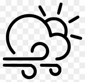 Gusts Cloud Wind Comments - Windy Clipart Black And White - Free ...