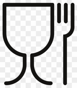 Big Image - Glass And Fork Symbol - Free Transparent PNG Clipart Images ...