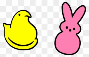 Peeps Clipart - Peeps Chicks And Bunnies - Free Transparent PNG Clipart ...