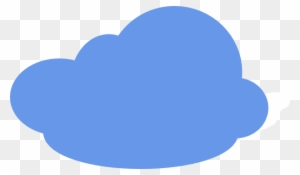 Blue Cloud Clip Art - Full Size PNG Clipart Images Download