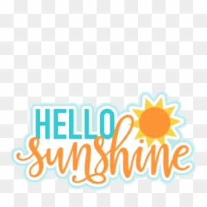 Hello Sunshine Clip Art