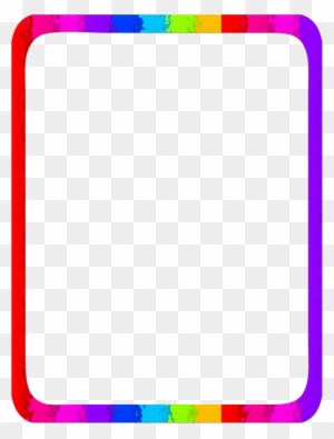 Rainbow Border - Teacher - Free Transparent PNG Clipart Images Download