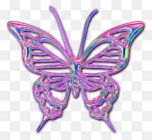 Neon Pink Butterfly Clip Art - Pink Butterfly Clip Art Png - Free ...