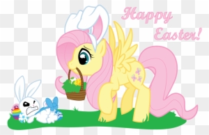 Angel Bunny, Artist - My Little Pony Easter - Free Transparent PNG ...