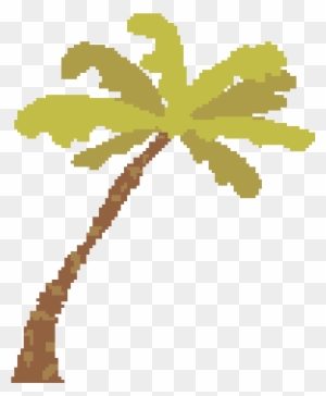 Palm Tree Pixel Art - Palm Tree Pixel Art - Free Transparent PNG ...