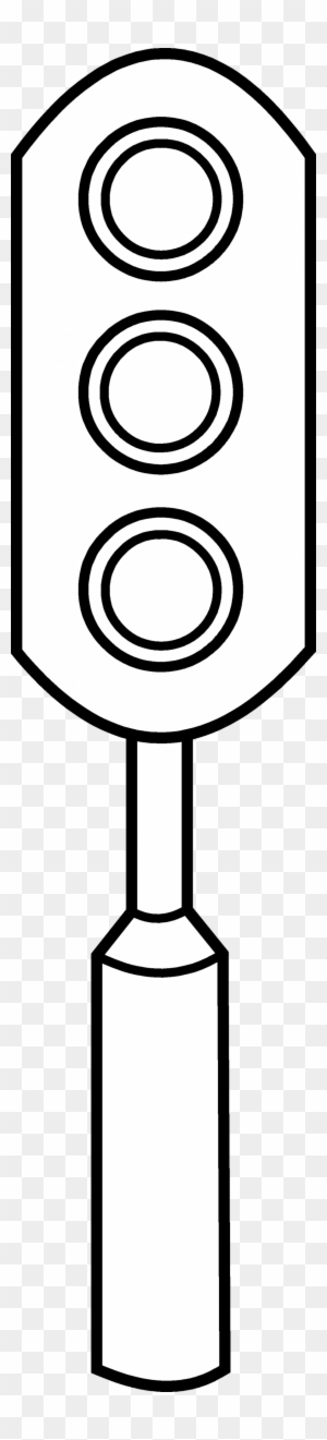 Red Light Clip Art Medium Size - Colouring Pages Of Traffic Light ...