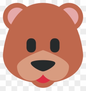Bear Clipart Emoji - Bear Emoji Png - Free Transparent PNG Clipart ...